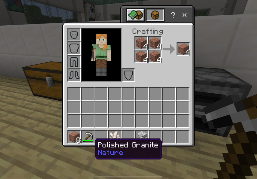 how to polish granite in minecraft